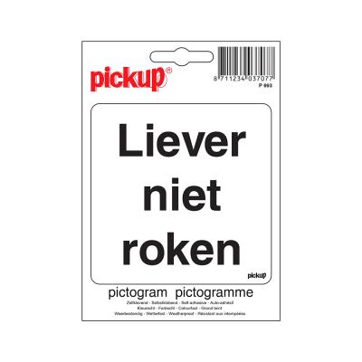 PICTOGRAM 100X100 P693 LIEVER NIET ROKEN