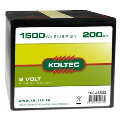 KOLTEC BATTERIJ 9VOLT 1500WH. 163-45532