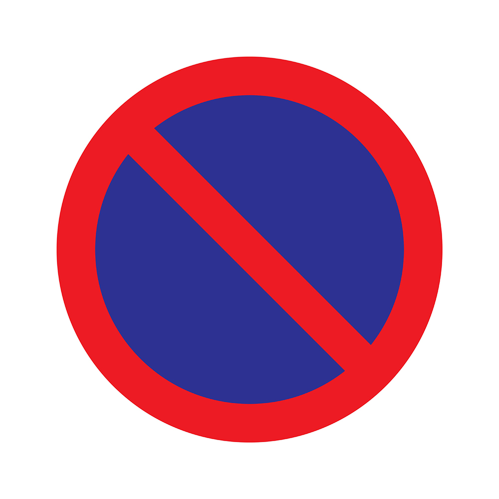 PICTO ZELFKL. 20CM PARKEERVERBOD