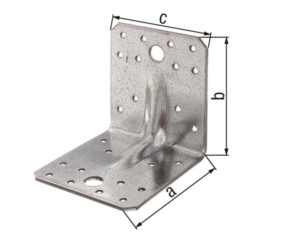 EQUERRE RENFORCEE INOX 90X90X65X2,5MM 33